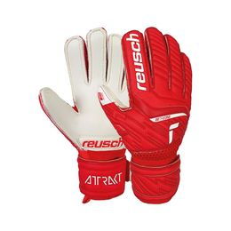 Reusch Torwarthandschuhe 'Attrakt Silver Junior' Herren Gr&ouml;&szlig;e S/M rot / wei&szlig;