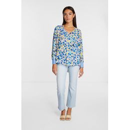 Rich & Royal Rich & Royal Bluse in Blau/ Bunt - 73% | Gr&ouml;&szlig;e 38 | Damen-blusen