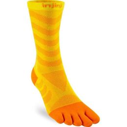 injinji Ultra Run Crew Bekleidung Damen gelb