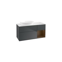 Villeroy & Boch V&B Waschtischunterschrank Finion 120cm, Pl w m, Reg wal ven, md bl. m Lac ; Villeroy & Boch (FA51GNHG)