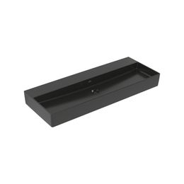 Villeroy & Boch V&B Waschtisch Memento 2.0 120x47cm, o. &Uuml;berlauf, pure black C-plus ; Villeroy & Boch (4A22CFR7)