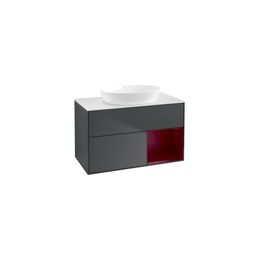 Villeroy & Boch V&B Waschtischunterschrank Wandbeleuchtung Finion 100, Pl w m, Reg Peo m Lac, md bl. m Lac ; Villeroy & Boch (GA21HBHG)