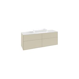 Villeroy & Boch V&B Waschtischunterschrank Finion 160x60,3x50,1cm, Gl. wh. m, si Gr m Lac ; Villeroy & Boch (F73100HJ)
