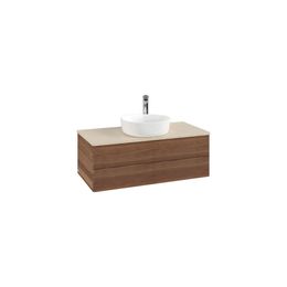 Villeroy & Boch V&B Waschtischunterschrank mit Frontstruktur -Beleuchtung Antao 100x36x50cm, HL, WBP botti., w. wal ; Villeroy & Boch (L20153HM)
