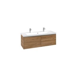 Villeroy & Boch V&B Waschtischunterschrank Subway 3.0 127,2x42,9x47,8cm, o LE/Gr AL gl, Kan Oa ; Villeroy & Boch (C60100RH)