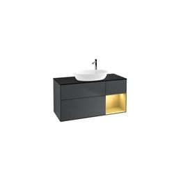 Villeroy & Boch V&B Waschtischunterschrank Wandbeleuchtung Finion 120cm, Pl b m, Rg g m Lac, md bl. m Lac ; Villeroy & Boch (G952HFHG)