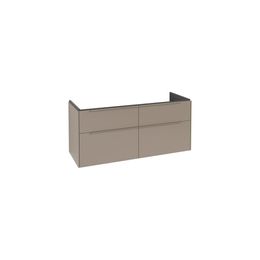 Villeroy & Boch V&B Waschtischunterschrank Subway 3.0 127,2x56,6x47,8cm, m LED/Gr monochr, Tau ; Villeroy & Boch (C568L2VM)
