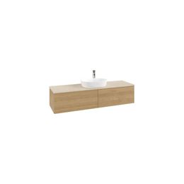 Villeroy & Boch V&B Waschtischunterschrank mit Frontstruktur -Beleuchtung Antao 160x50cm, HL, WBP-farbe botti., hon. Oa ; Villeroy & Boch (L36153HN)