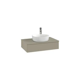 Villeroy & Boch V&B Waschtischunterschrank ohne Frontstruktur -Beleuchtung Antao 80x19x50cm, HL, WBP-farbe Lac, wh. m Lac ; Villeroy & Boch (L08050MT)