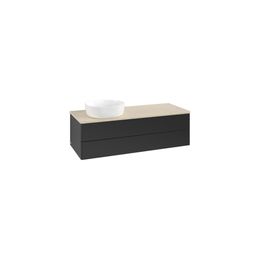 Villeroy & Boch V&B Waschtischunterschrank ohne Frontstruktur, mit Beleuchtung Antao 120x36x50cm, WBP-farbe botti., bla m Lac ; Villeroy & Boch (L22013PD)