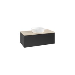 Villeroy & Boch V&B Waschtischunterschrank ohne Frontstruktur Antao 100x36x50cm, WBP-farbe botti., bla m Lac ; Villeroy & Boch (K31013PD)