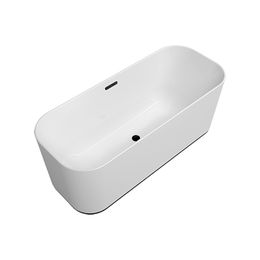 Villeroy & Boch V&B Freistehwanne Finion Ausstatt. bla ma 170x70cm, PtoVtl., &Uuml;L, Ring, stone white ; Villeroy & Boch (177FIN7A400V2RW)