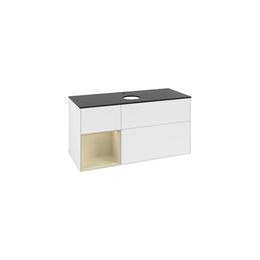 Villeroy & Boch V&B Waschtischunterschrank Finion 120cm, Pl b m, Rg si Gr m Lac, wh. m Lac ; Villeroy & Boch (F822HJMT)