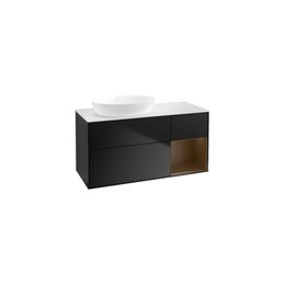 Villeroy & Boch V&B Waschtischunterschrank Finion 120cm, Pl wh. m, Reg wal ven, bla m Lac ; Villeroy & Boch (FA51GNPD)