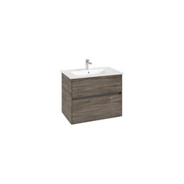 Villeroy & Boch V&B Waschtischunterschrank Collaro 76,1x61x48cm, WT mittig, stone oak ; Villeroy & Boch (C14400RK)