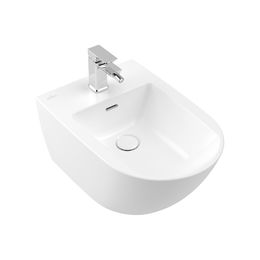 Villeroy & Boch V&B Einhebel-Bidetarmatur Subway 3.0 mit Zugstangen-Ablaufgarnitur, chrom ; Villeroy & Boch (TVB11200100061)