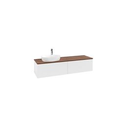 Villeroy & Boch V&B Waschtischunterschrank ohne Frontstruktur Antao 160x50cm, HL, WBP w. wal, wh. m Lac ; Villeroy & Boch (K37052MT)