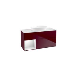Villeroy & Boch V&B Waschtischunterschrank Wandbeleuchtung Finion 120cm, Pl wh. m, Reg wh. m Lac, Peo m ; Villeroy & Boch (GA61MTHB)