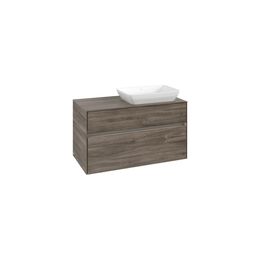 Villeroy & Boch V&B Waschtischunterschrank Collaro 100x54,8x50cm, WT r, LED 7,3 W, st. Oa ; Villeroy & Boch (C111B0RK)