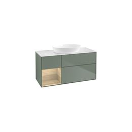 Villeroy & Boch V&B Waschtischunterschrank Wandbeleuchtung Finion 120cm, Pl wh. m, Reg Oa ven, Oli. m Lac ; Villeroy & Boch (GA61PCGM)