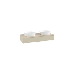 Villeroy & Boch V&B Waschtischunterschrank mit Frontstruktur Antao 120x19x50cm, WBP botti., si Gr m Lac ; Villeroy & Boch (K13113HJ)