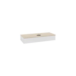 Villeroy & Boch V&B Waschtischunterschrank ohne Frontstruktur, mit Beleuchtung Antao 120x19x50cm, HL, WBP botti., glo wh. Lac ; Villeroy & Boch (L10053GF)