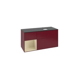 Villeroy & Boch V&B Waschtischunterschrank Finion 120cm, Pl bla m, Reg si Gr m Lac, Peo m ; Villeroy & Boch (F802HJHB)