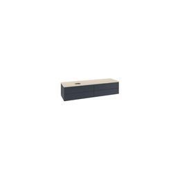 Villeroy & Boch V&B Waschtischunterschrank mit Frontstruktur Antao 160x50cm, HL, WBP botti., md bl. m Lac ; Villeroy & Boch (K26153HG)