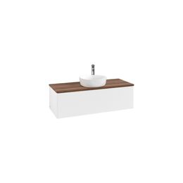 Villeroy & Boch V&B Waschtischunterschrank mit Frontstruktur, mit Beleuchtung Antao 120x36x50cm, HL, WBP w. wal, wh. m Lac ; Villeroy & Boch (L32152MT)