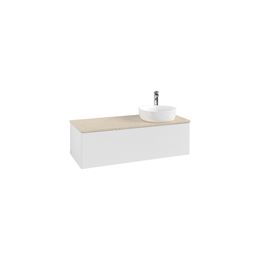 Villeroy & Boch V&B Waschtischunterschrank mit Frontstruktur Antao 120x36x50cm, HL, WBP botti., glo wh. Lac ; Villeroy & Boch (K34153GF)