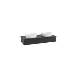 Villeroy & Boch V&B Waschtischunterschrank mit Frontstruktur Antao 120x19x50cm, WBP-farbe Lac, bla m Lac ; Villeroy & Boch (K13110PD)