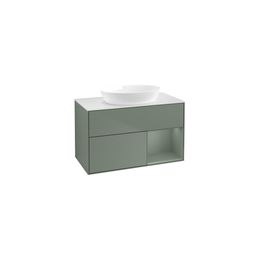 Villeroy & Boch V&B Waschtischunterschrank Wandbeleuchtung Finion 100, Pl w m, Reg Oli. m Lac, Oli. m Lac ; Villeroy & Boch (GA21GMGM)