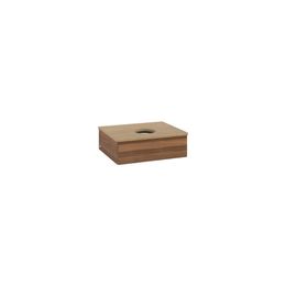 Villeroy & Boch V&B Waschtischunterschrank ohne Frontstruktur Antao 60x19x50cm, WBP-farbe hon. Oa, w. walnut ; Villeroy & Boch (K07011HM)