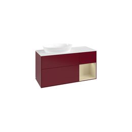 Villeroy & Boch V&B Waschtischunterschrank Finion 120cm, Pl wh. m, si Gr m Lac, Peo m ; Villeroy & Boch (FA51HJHB)