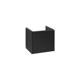Villeroy & Boch V&B Waschtischunterschrank Subway 3.0 47,3x42,9x40,8cm, m LE/Gr vo b, volc bla ; Villeroy & Boch (C580L1VL)