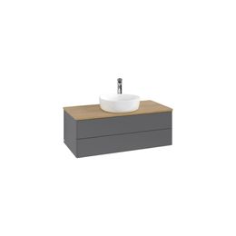 Villeroy & Boch V&B Waschtischunterschrank ohne Frontstruktur Antao 100x36x50cm, HL, WBP hon. Oa, A m Lac ; Villeroy & Boch (K20051GK)