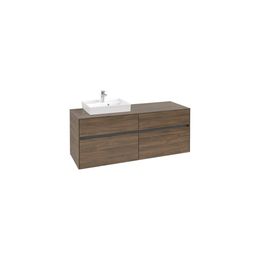 Villeroy & Boch V&B Waschtischunterschrank Collaro 140x54,8x50cm, WT links, arizona oak ; Villeroy & Boch (C07400VH)