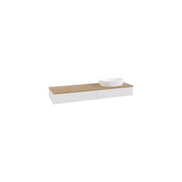 Villeroy & Boch V&B Waschtischunterschrank ohne Frontstruktur -Beleuchtung Antao 160x50cm, WBP-farbe hon. Oa, glo wh. Lac ; Villeroy & Boch (L16011GF)