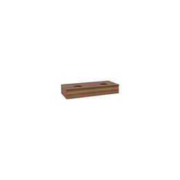 Villeroy & Boch V&B Waschtischunterschrank ohne Frontstruktur Antao 120x19x50cm, WBP-farbe w. wal, w. walnut ; Villeroy & Boch (K13012HM)
