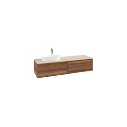 Villeroy & Boch V&B Waschtischunterschrank ohne Frontstruktur -Beleuchtung Antao 160x50cm, HL, WBP-farbe botti., w. wal ; Villeroy & Boch (L26053HM)