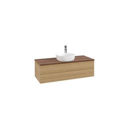 Villeroy & Boch V&B Waschtischunterschrank mit Frontstruktur Antao 120x36x50cm, HL, WBP w. wal, hon. Oa ; Villeroy & Boch (K21152HN)