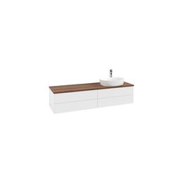 Villeroy & Boch V&B Waschtischunterschrank ohne Frontstruktur -Beleuchtung Antao 160x50cm, HL, WBP w. wal, wh. m Lac ; Villeroy & Boch (L27052MT)