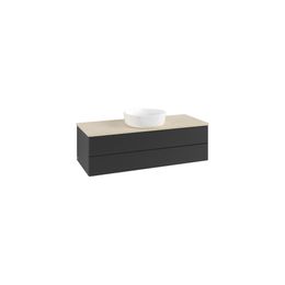 Villeroy & Boch V&B Waschtischunterschrank mit Frontstruktur, mit Beleuchtung Antao 120x36x50cm, WBP-farbe botti., bla m Lac ; Villeroy & Boch (L21113PD)