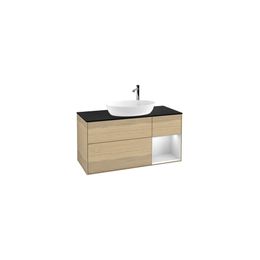 Villeroy & Boch V&B Waschtischunterschrank Wandbeleuchtung Finion 120cm, Pl bla m, Reg wh. m Lac, Oa ven ; Villeroy & Boch (G952MTPC)