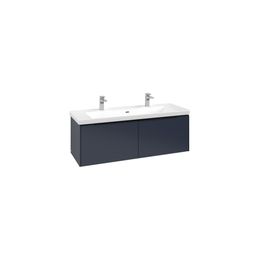 Villeroy & Boch V&B Waschtischunterschrank Subway 3.0 127,2x42,9x47,8cm, m LE/Gr vo b, Mar bl. ; Villeroy & Boch (C601L1VQ)