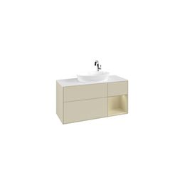 Villeroy & Boch V&B Waschtischunterschrank Finion 120cm, Pl w m, Rg si G m La, si Gr m Lac ; Villeroy & Boch (F951HJHJ)