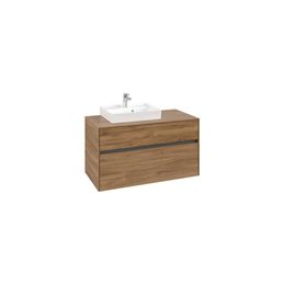 Villeroy & Boch V&B Waschtischunterschrank Collaro 100x54,8x50cm, WT links, kansas oak ; Villeroy & Boch (C01400RH)