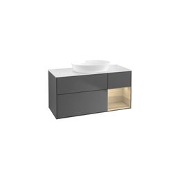 Villeroy & Boch V&B Waschtischunterschrank Wandbeleuchtung Finion 120cm, Pl wh. m, Reg Oa ven, Anthrac. m ; Villeroy & Boch (GA71PCGK)