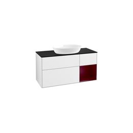Villeroy & Boch V&B Waschtischunterschrank Wandbeleuchtung Finion 120cm, Pl b m, Rg Peo m Lac, glo wh. Lac ; Villeroy & Boch (GA72HBGF)