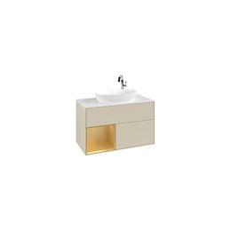 Villeroy & Boch V&B Waschtischunterschrank Finion 100, Pl w m, Reg gol m Lac, si Gr m Lac ; Villeroy & Boch (F891HFHJ)